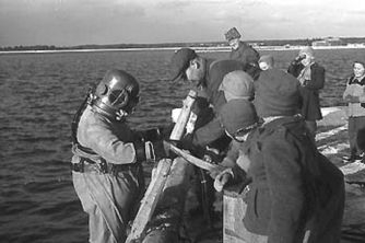 Swedish diving helmets